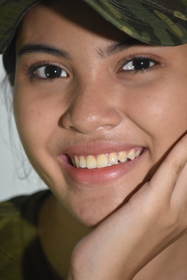 A Smiling Female Face Closeup Stock Photo - Image of head, closeup ... A Smiling Female Face Closeup Stock Photo - Image of head, closeup ...
