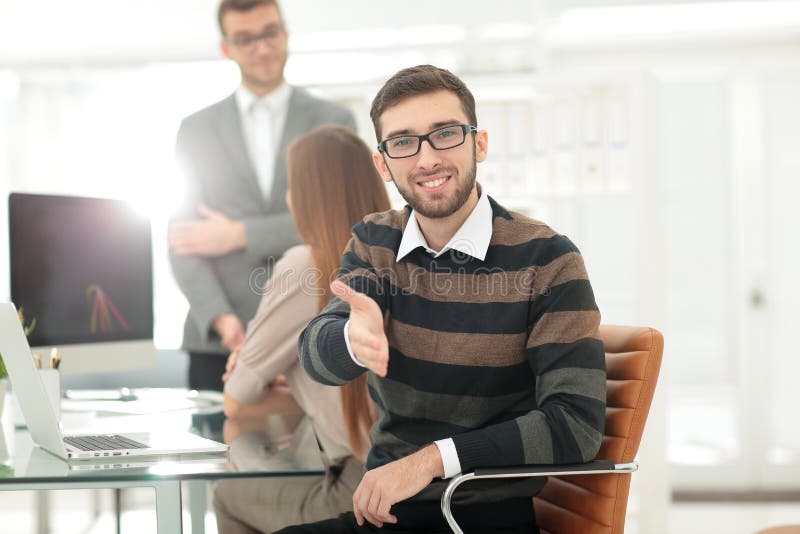 Offers handshake stock photo. Image of hand, greeting - 24437436