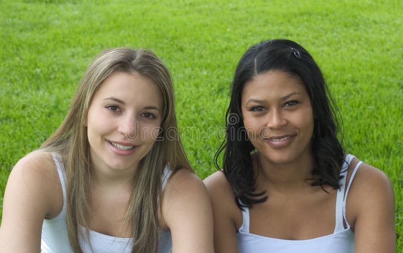 Smiling Friends stock photo. Image of girl, girls, beautiful - 76876