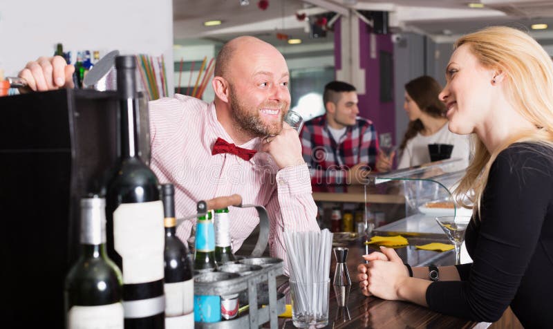 Smiling Friends Drinking and Chatting Stock Image - Image of lifestyle ...