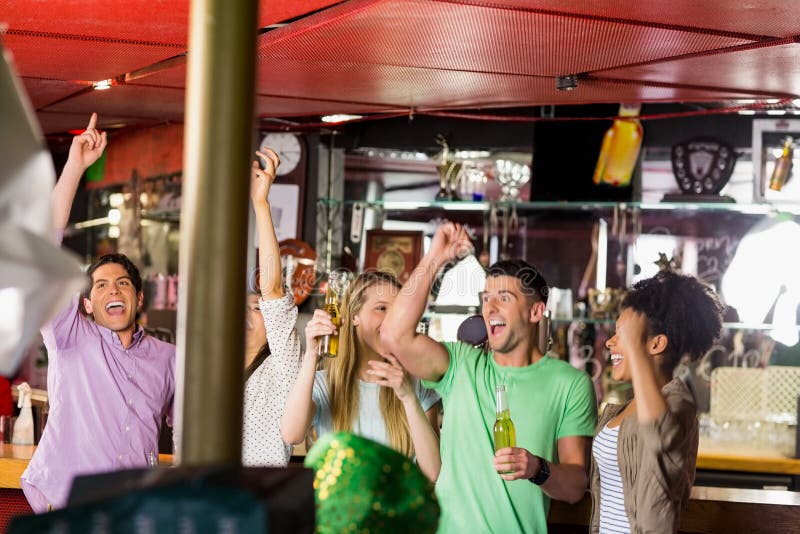 Smiling friends having fun stock photo. Image of adult - 69780034