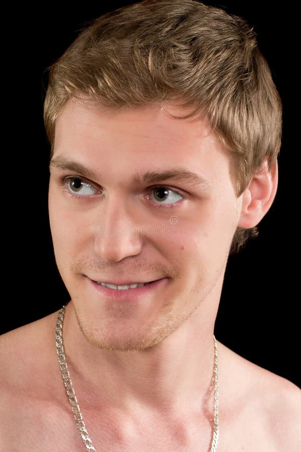 Smiling funny young man stock image. Image of attractive - 33936655