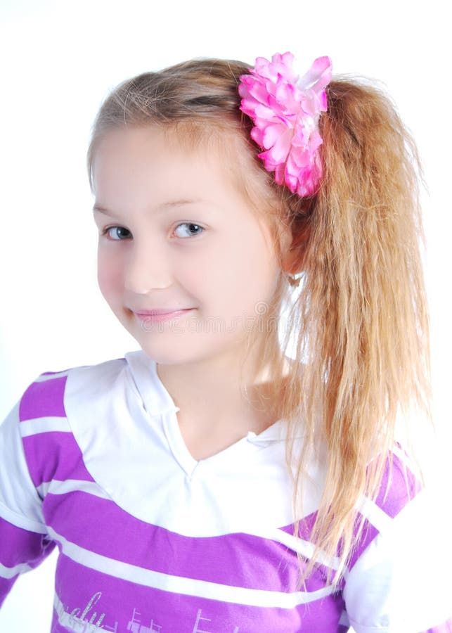 Smiling girl stock image. Image of emotional, lovely - 13360703