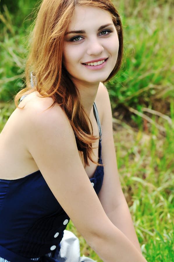 Smiling girl stock photo. Image of human, beauty, lovely - 25424724