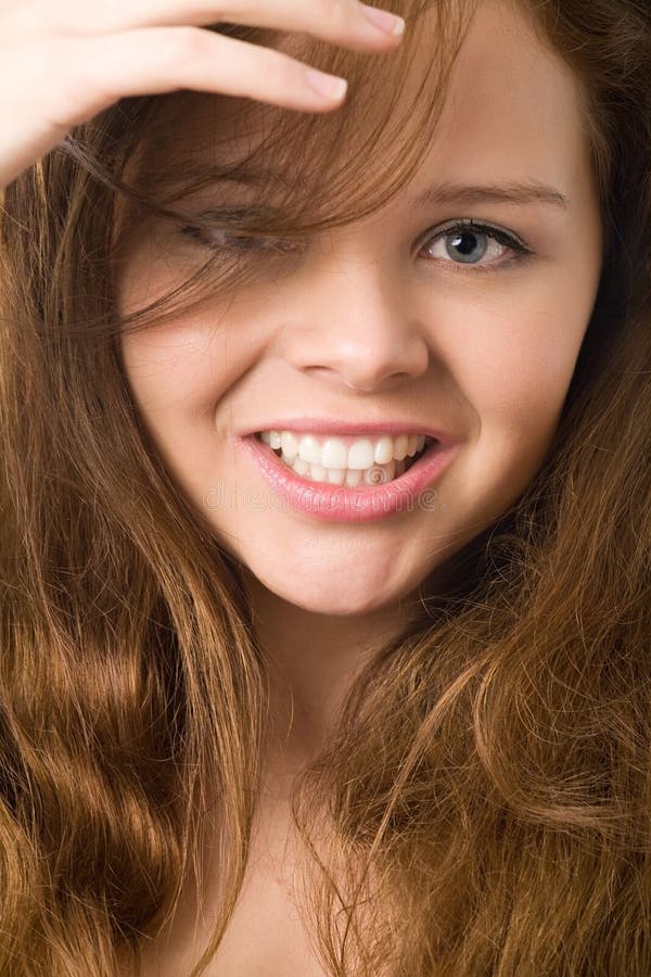 Smiling girl stock image. Image of nice, woman, smile - 4828491