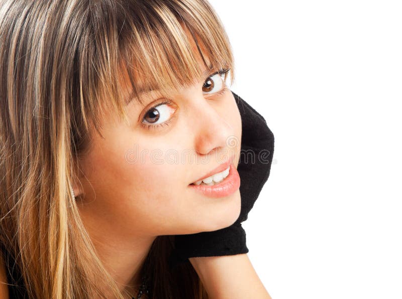 Smiling girl stock photo. Image of close, friendly, healthy - 9224772
