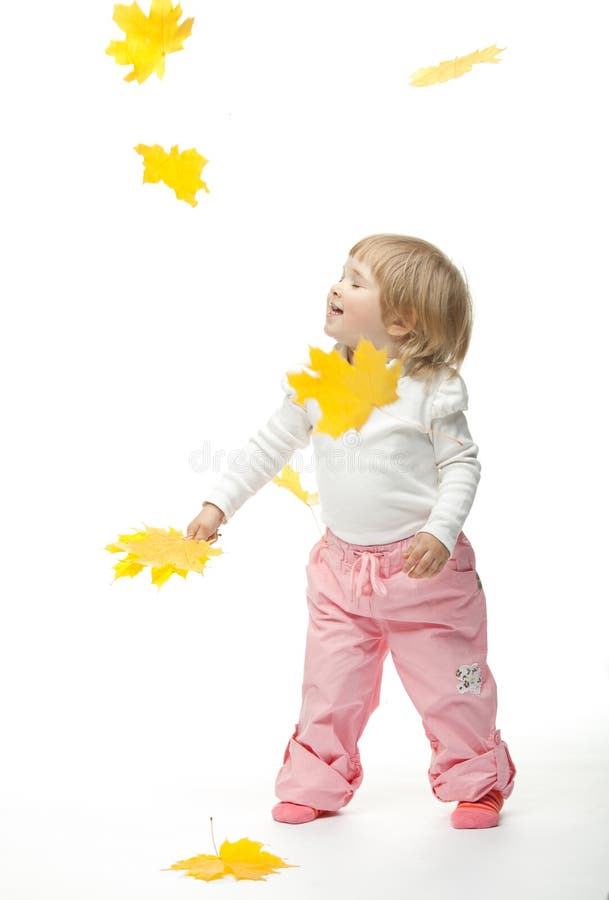 Catching Leaves stock image. Image of leaves, catching - 29995617