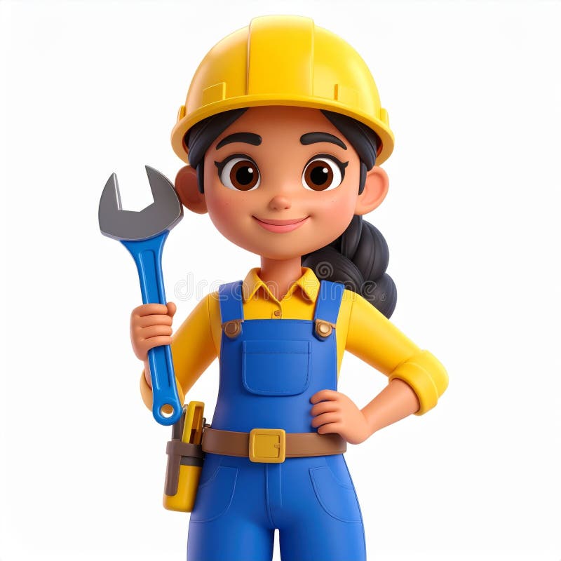 Girl Construction Worker Cartoon Stock Illustrations – 5,018 Girl ...