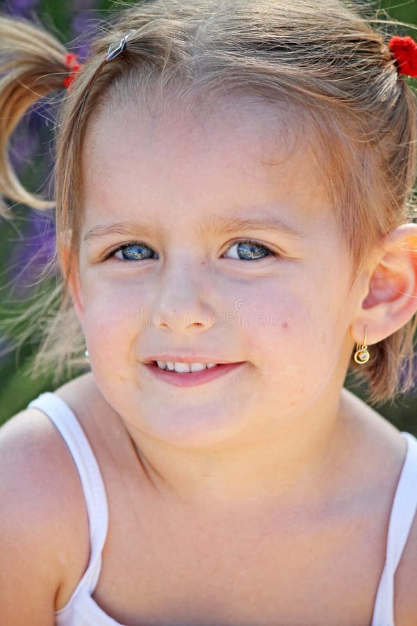 Smiling girl stock image. Image of emotions, adorable - 41818967