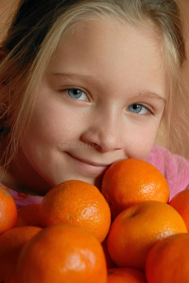 Smiling girl portrait stock image. Image of head, details - 15163751