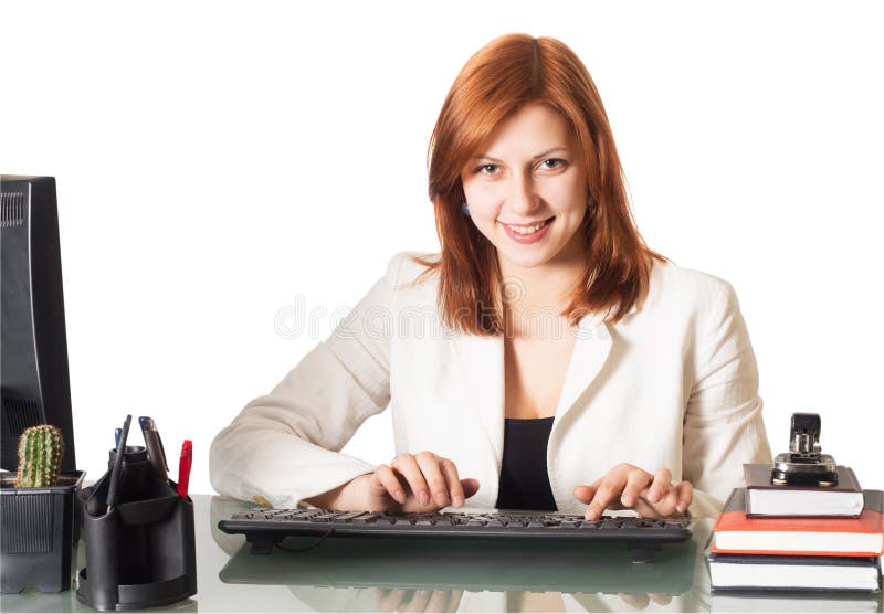 Workplace in office stock photo. Image of person, contemporary - 12157550