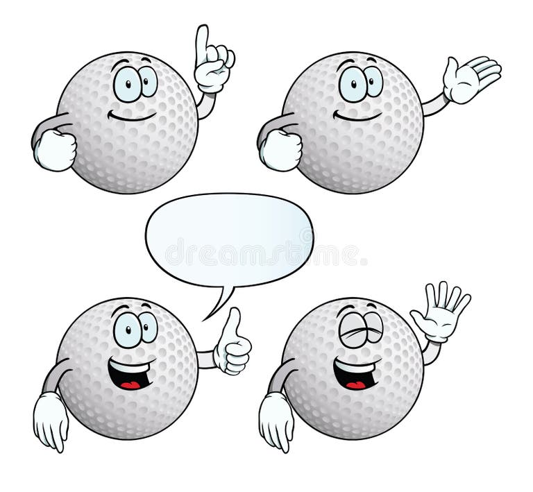 Comic Golf Ball Stock Illustrations – 805 Comic Golf Ball Stock ...