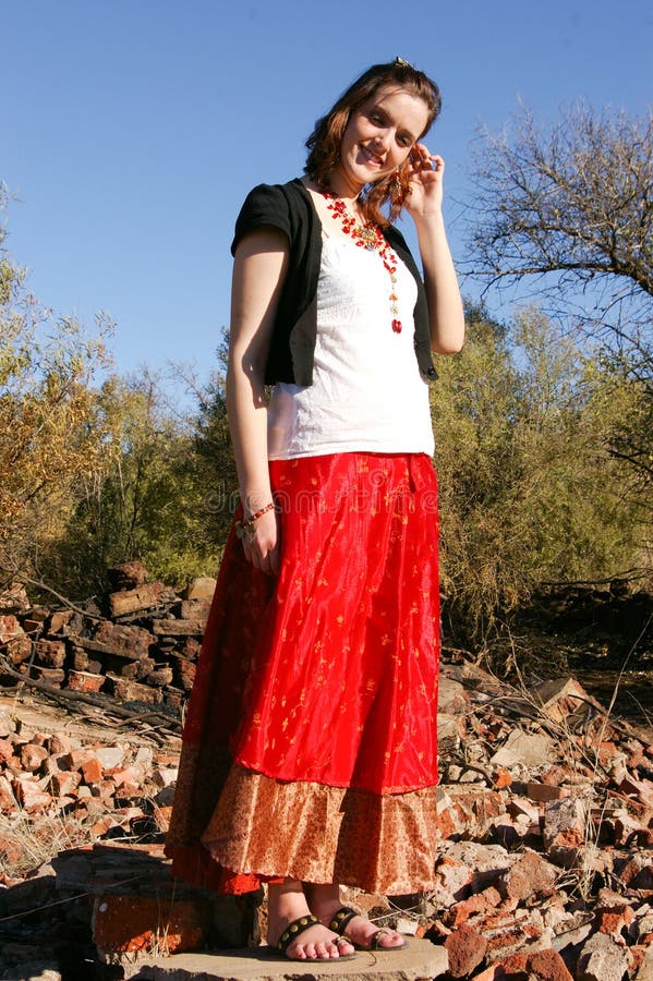 African gypsy 3 stock photo. Image of profile, jewelry - 12135812