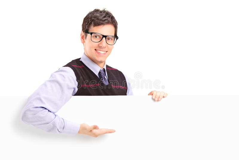 Portrait of Handsome Athletic Male with Charming Smile Holding Hands ...