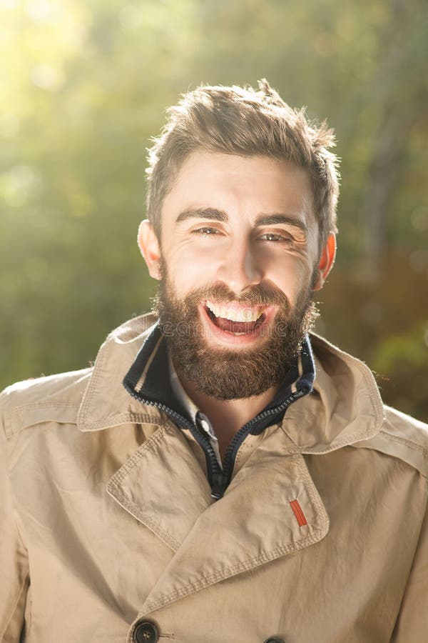 Smiling Handsome Young Man Outdoor. Stock Photo - Image of holiday ... Smiling Handsome Young Man Outdoor. Stock Photo - Image of holiday ...
