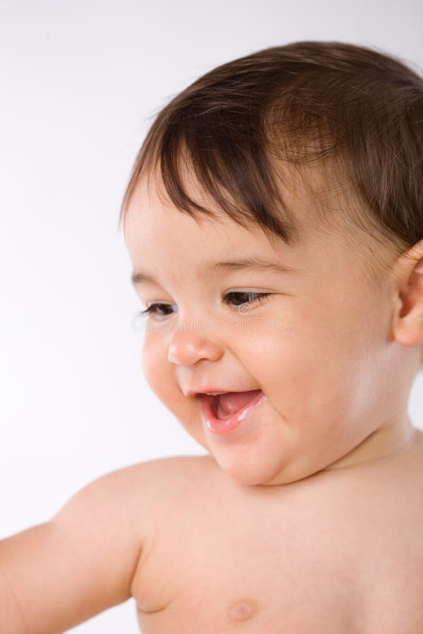 Smiling happy baby stock photo. Image of friendly, baby - 6997220