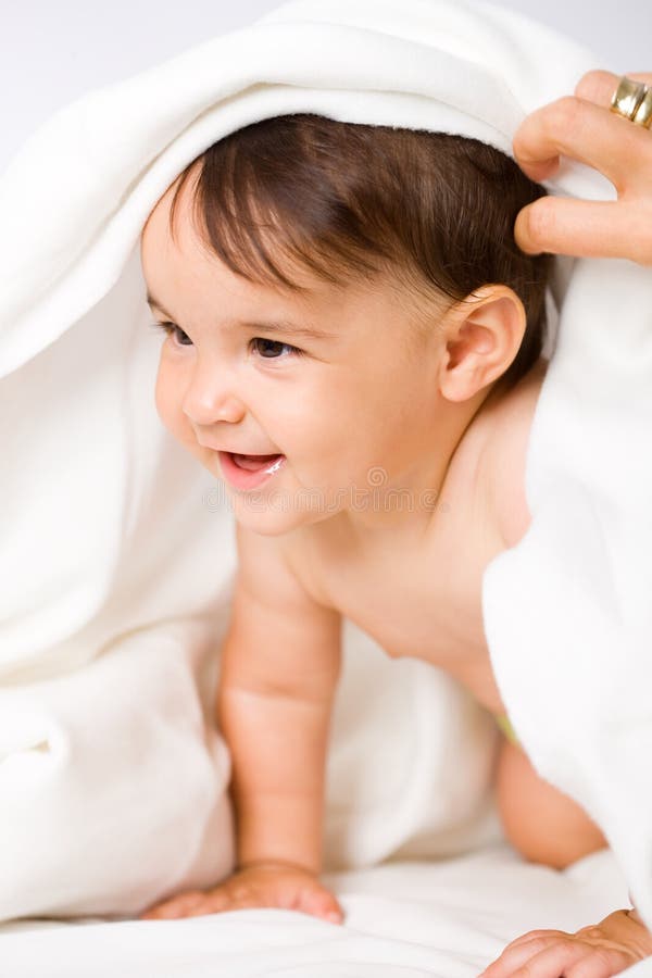 Smiling happy baby stock photo. Image of friendly, baby - 6997220