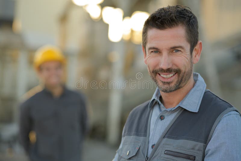 Smiling Happy Handsome Warehouse Worker Stock Photo - Image of ...