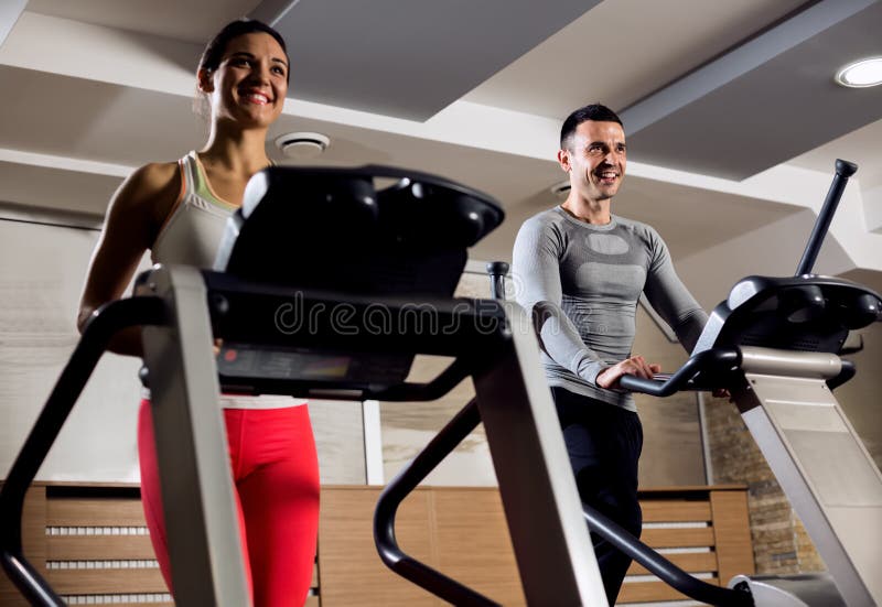 Smiling Happy Sport People Exercise Stock Image - Image of body, loss ...