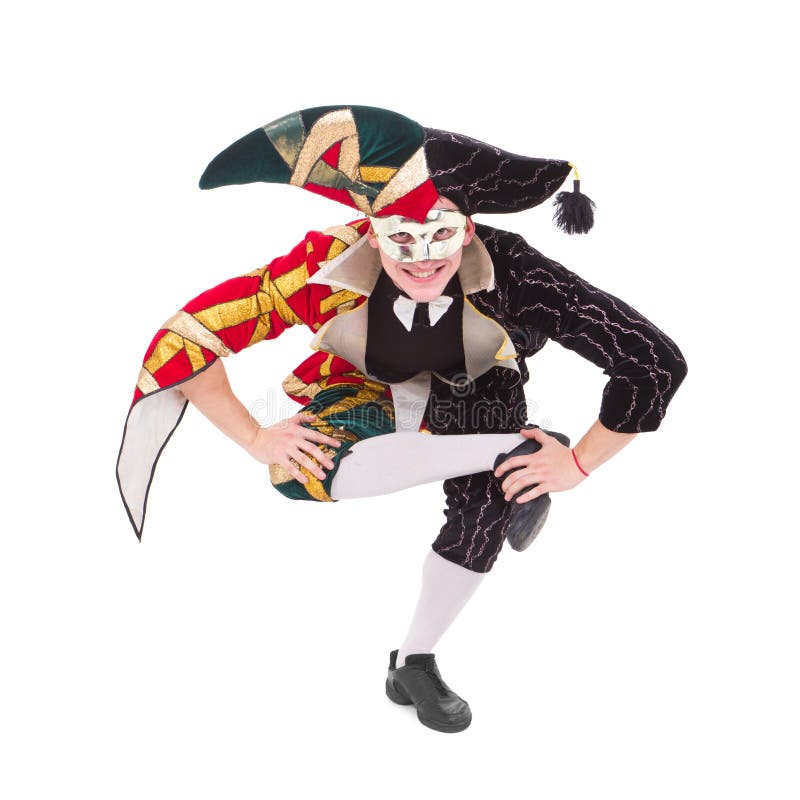 Adoring the moon stock image. Image of makeup, jester - 27884123