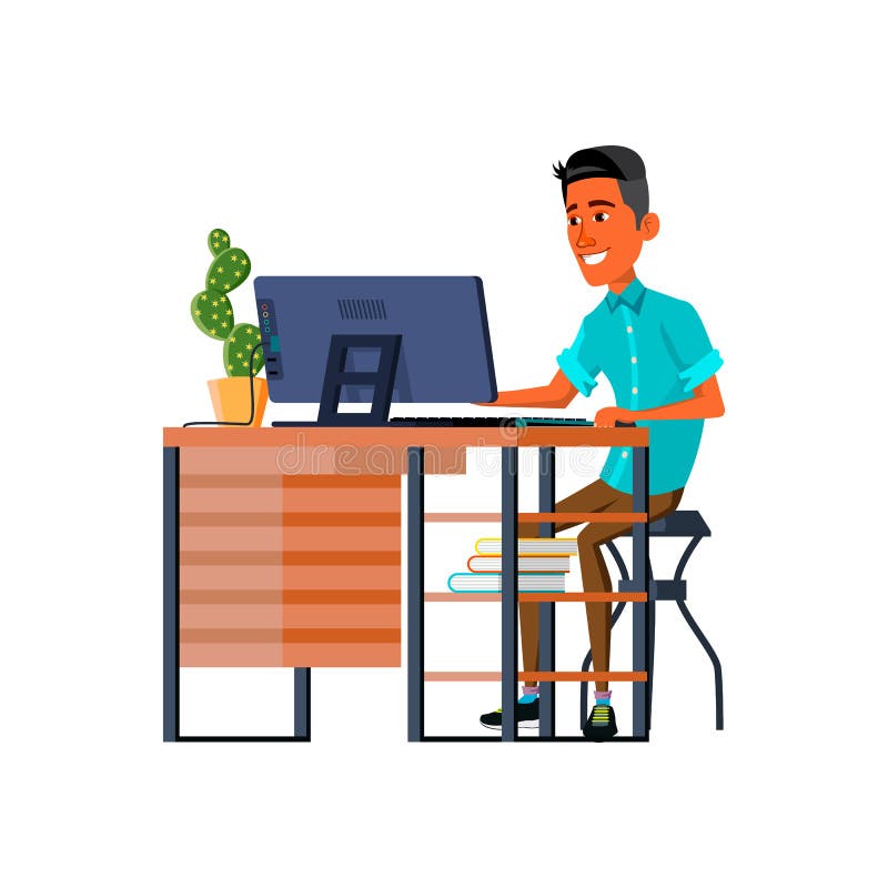 Smiling Hispanic Young Man Reading Love Message from Girlfriend on ...