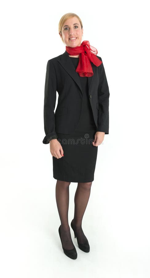 158 Attractive Air Hostess Red Uniform Stock Photos - Free & Royalty ...