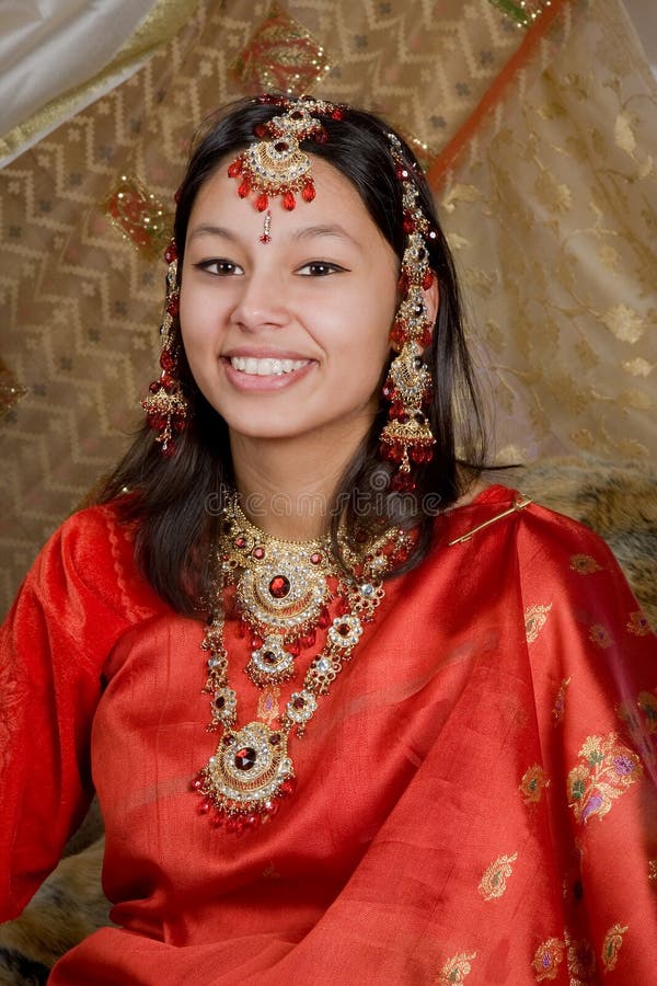 Smiling India stock photo. Image of indian, bride, asian - 7008478