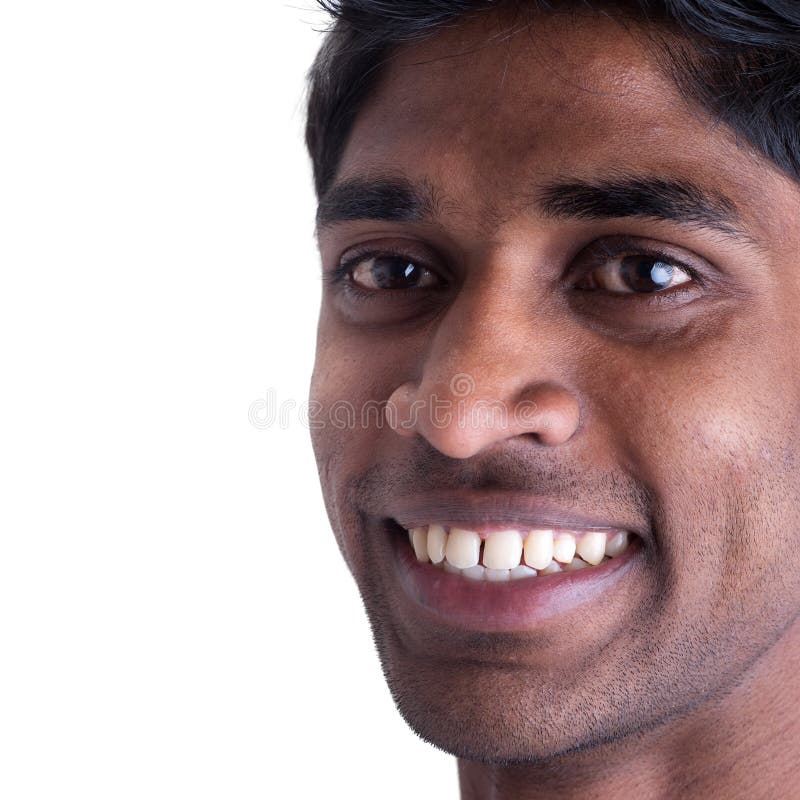 Smiling Indian man stock photo. Image of portrait, diversity - 13494108