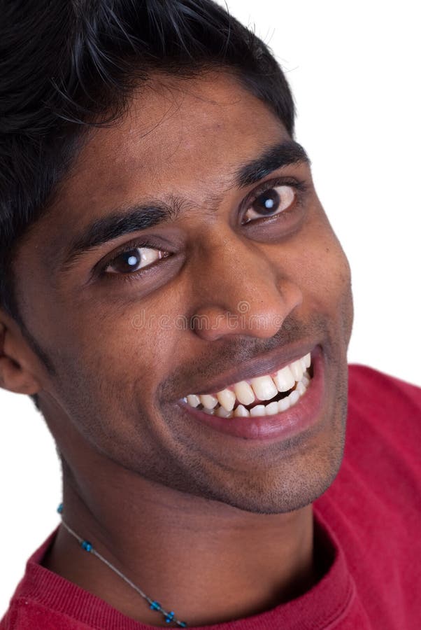 Smiling Indian man stock photo. Image of portrait, diversity - 13494108