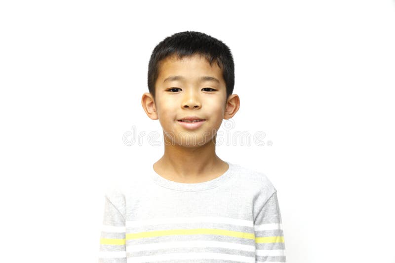 Smiling Japanese boy stock image. Image of fourth, school - 178821971