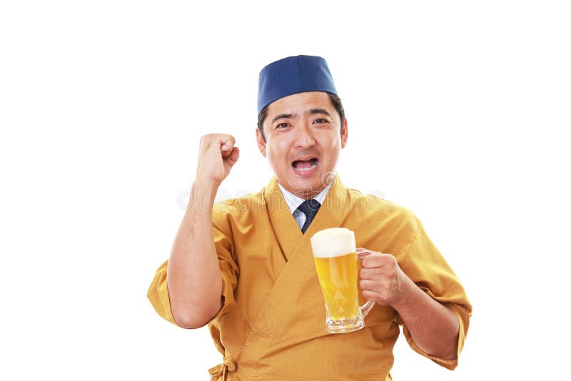 Japanese chef stock image. Image of happy, asian, breakfast - 39762529