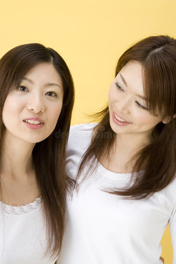 Smiling Japanese women stock image. Image of friends - 10127577