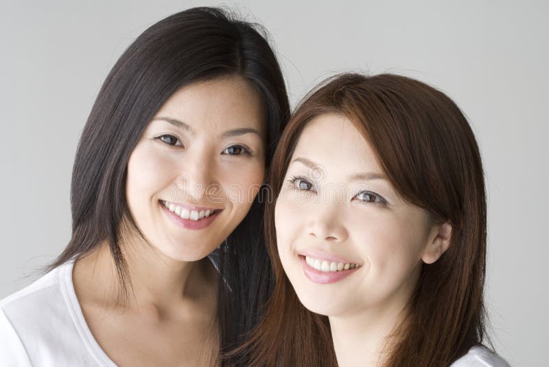 Smiling Japanese women stock image. Image of friends - 10127577
