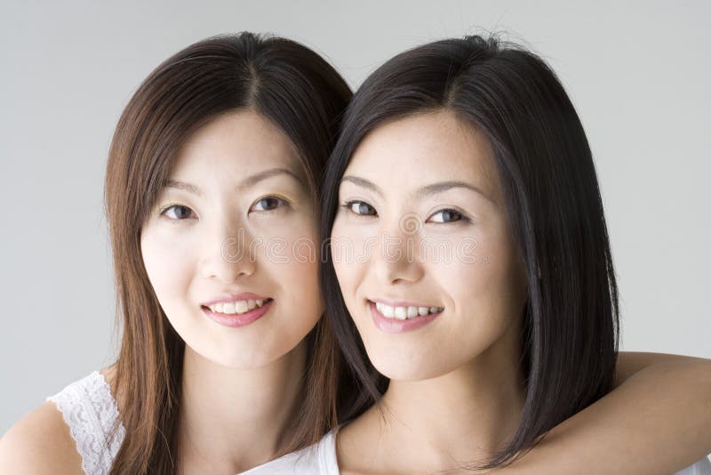 Smiling Japanese women stock image. Image of friends - 10127577