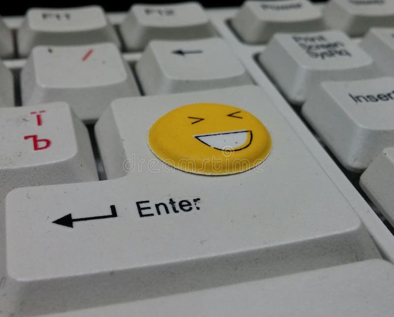 Smiling keyboard stock photo. Image of enter, keyboard - 51639282