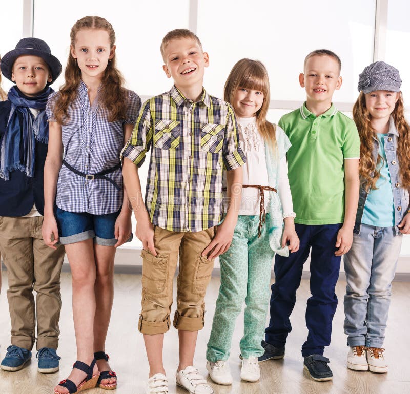 Smiling kids stock image. Image of multicolor, lifestyle - 43266329