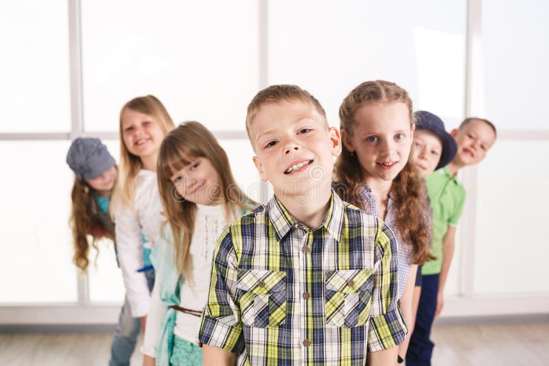 Smiling kids stock photo. Image of emotions, friendship - 43266344