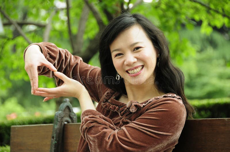 Smiling lady stock image. Image of cheer, east, adorable - 11569501