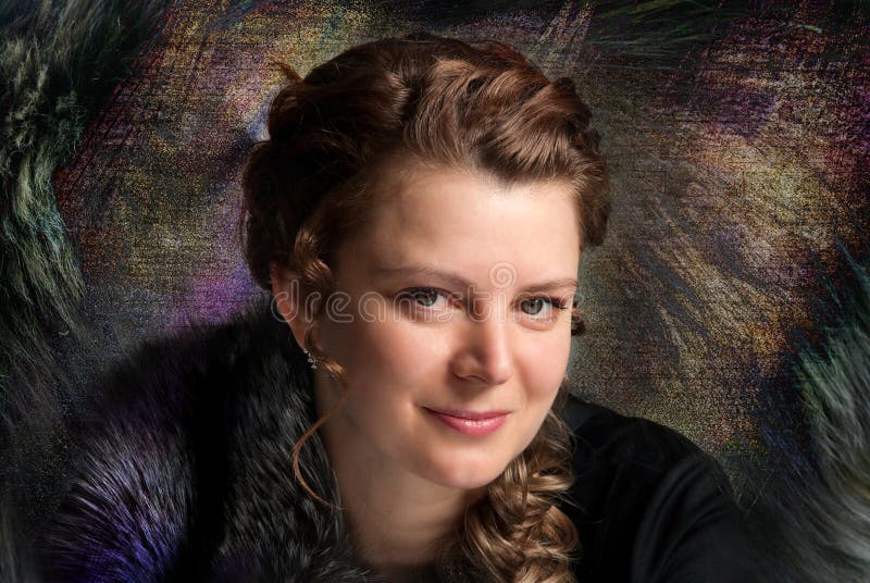 Smiling Lady stock image. Image of attractive, inside - 18485861