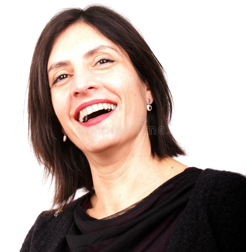 Smiling lady stock image. Image of modern, fashion, looking - 50444569