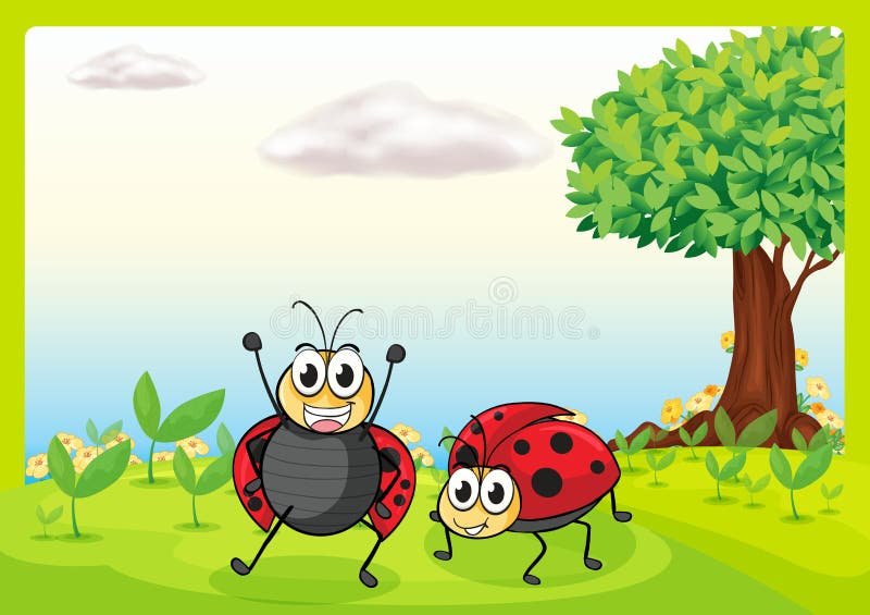 Ant ladybug football stock vector. Illustration of green - 41993134