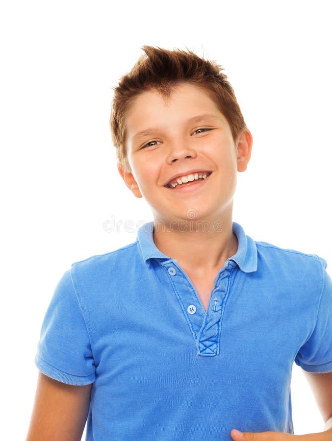 Smiling laughing boy stock photo. Image of cute, sweet - 33209934