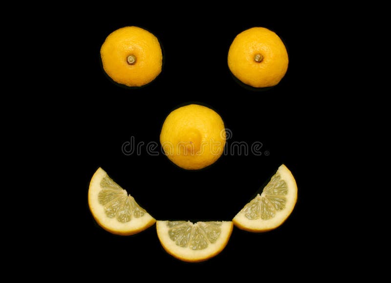 Smiling lemon stock image. Image of positive, foods, juice - 10661625