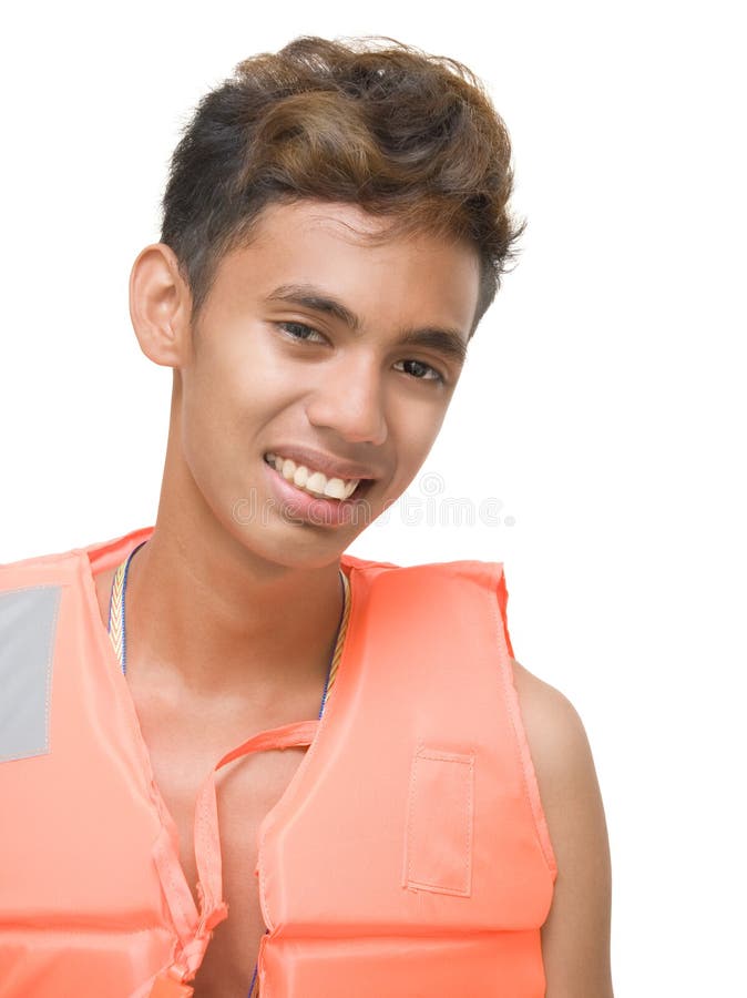 Smiling lifeguard portrait stock photo. Image of life - 10798764