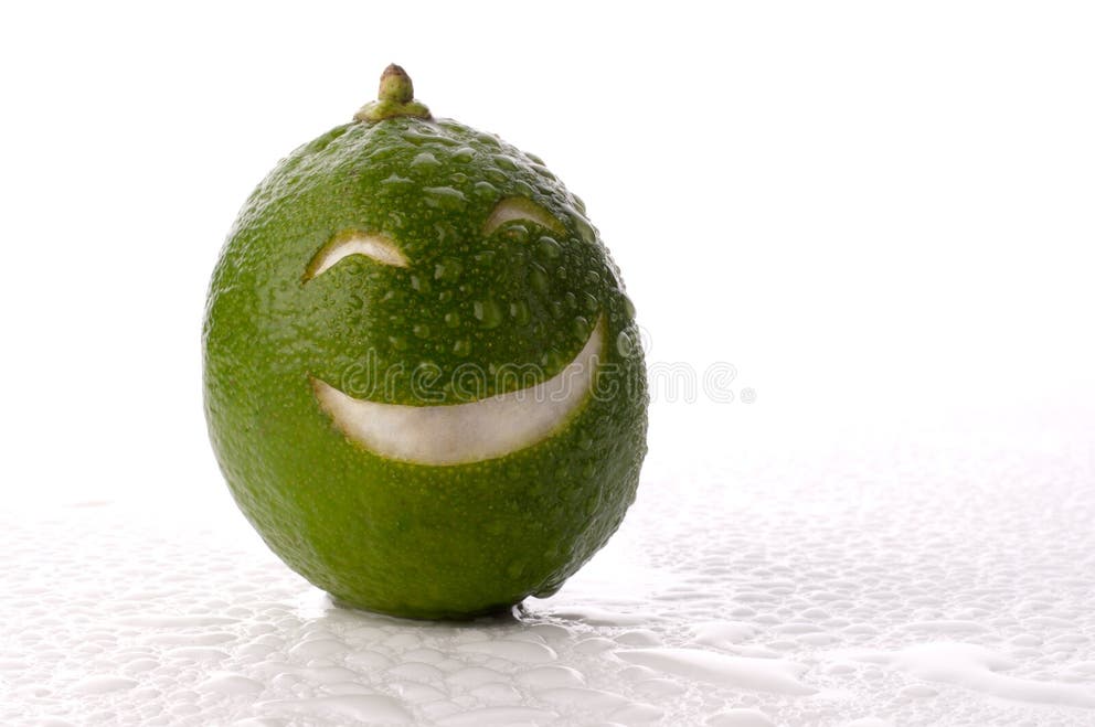 Smiling lime stock image. Image of lime, face, adorable - 14911709
