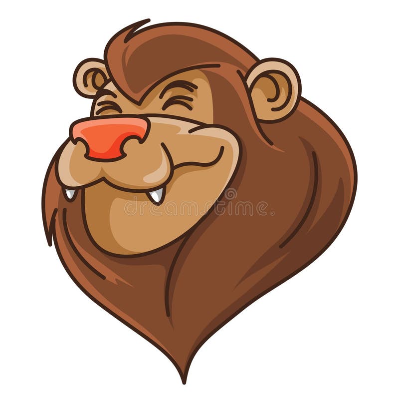 Smiling Lion Head Stock Illustrations – 519 Smiling Lion Head Stock ...