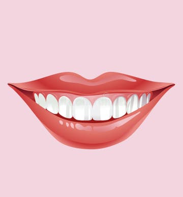 Smiling lips stock vector. Illustration of cute, sensuality - 22050850