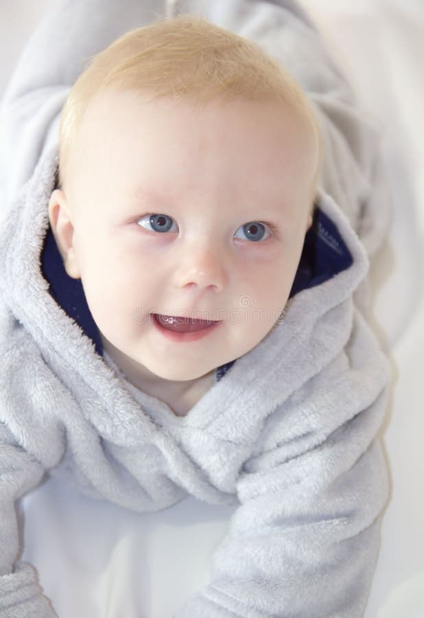 Smiling little baby stock image. Image of family, girl - 37978415