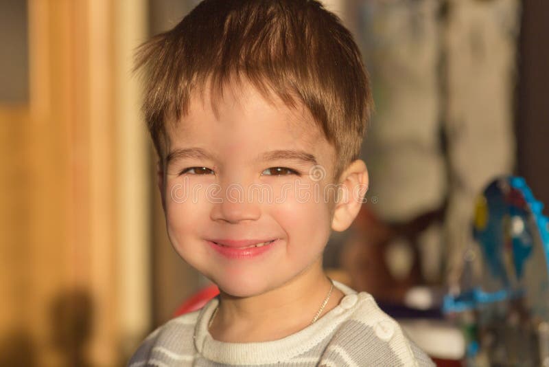Cute little boy smiling stock photo. Image of laughing - 1903764
