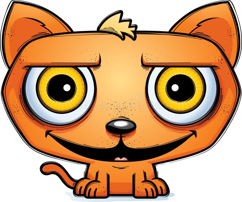 Grinning Cat Cartoon Stock Illustrations – 371 Grinning Cat Cartoon ...